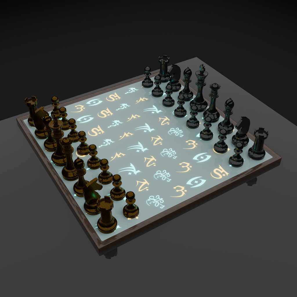 BlenderKit | Download the FREE Magical Chess Board model