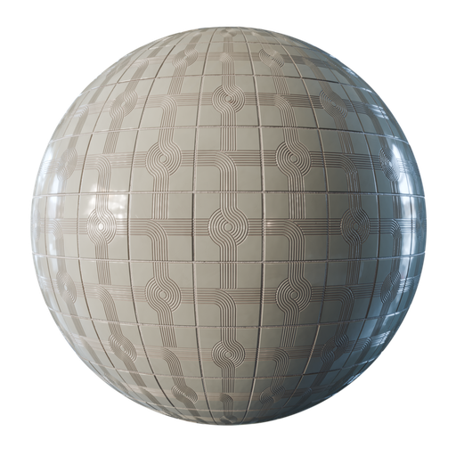 Roundabout Ceramic Tiles | FREE ceramic materials | BlenderKit
