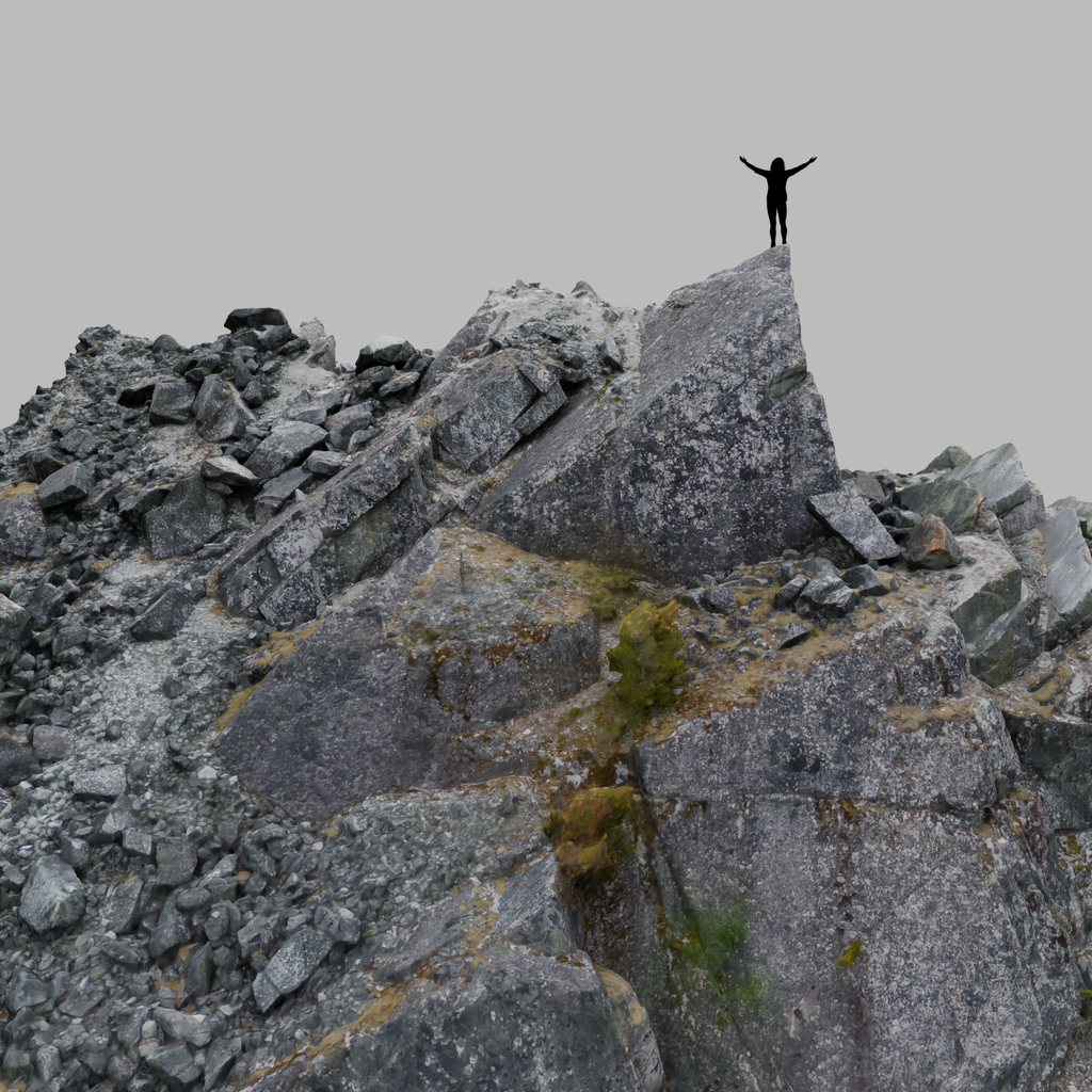 Rocky Boulders Large | 3D Terrain models | BlenderKit