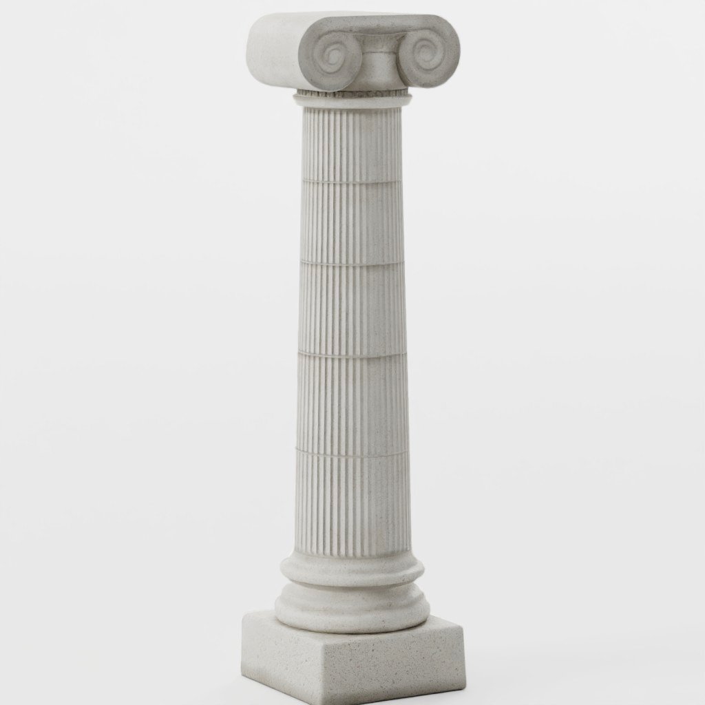 Greek Pillar Column | Molding / Carving models | BlenderKit