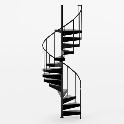 Spiral Stair | Stairs models | BlenderKit