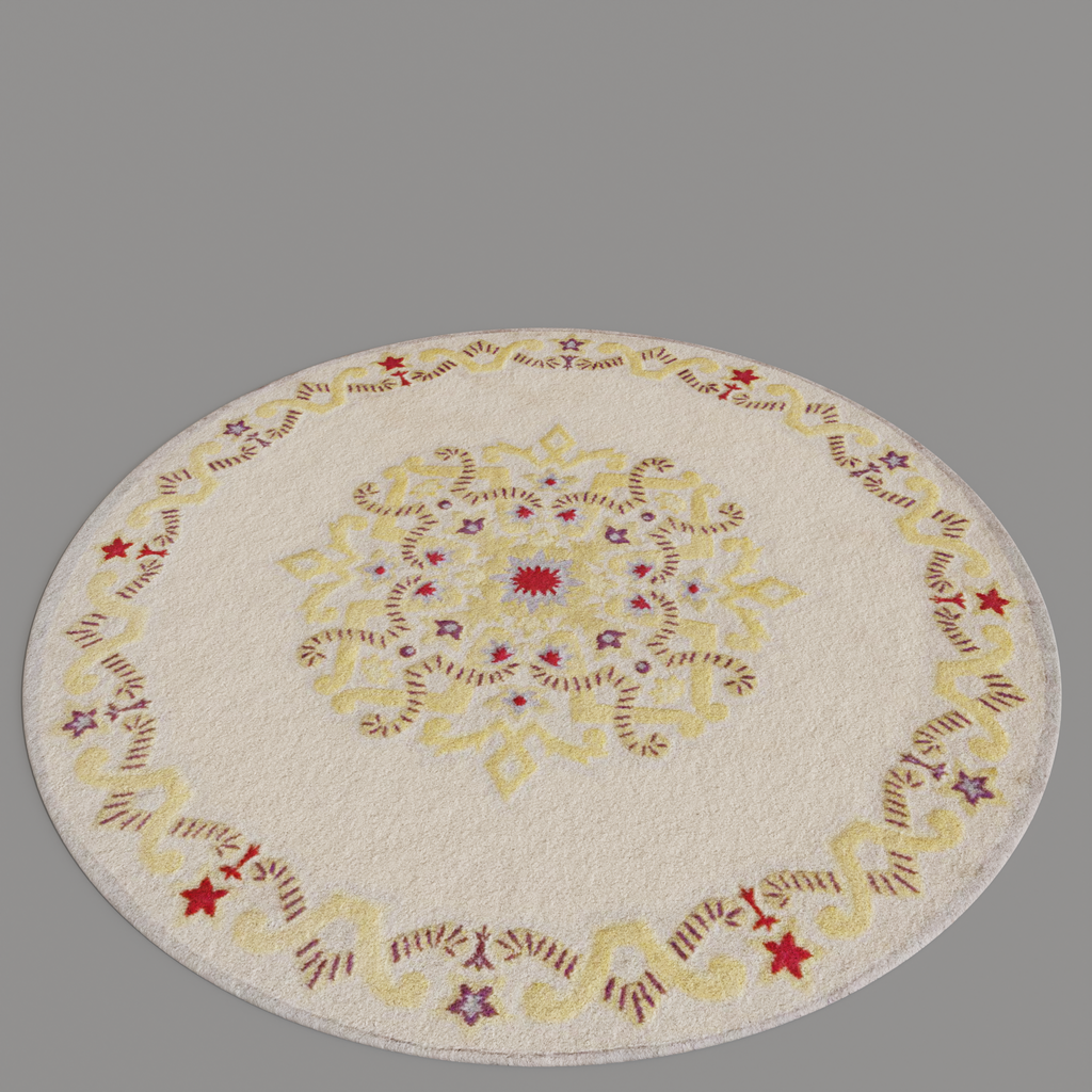 Round carpet classic pattern | Carpets models | BlenderKit
