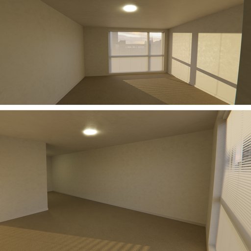 Bare Room 2 | FREE Private scenes | BlenderKit