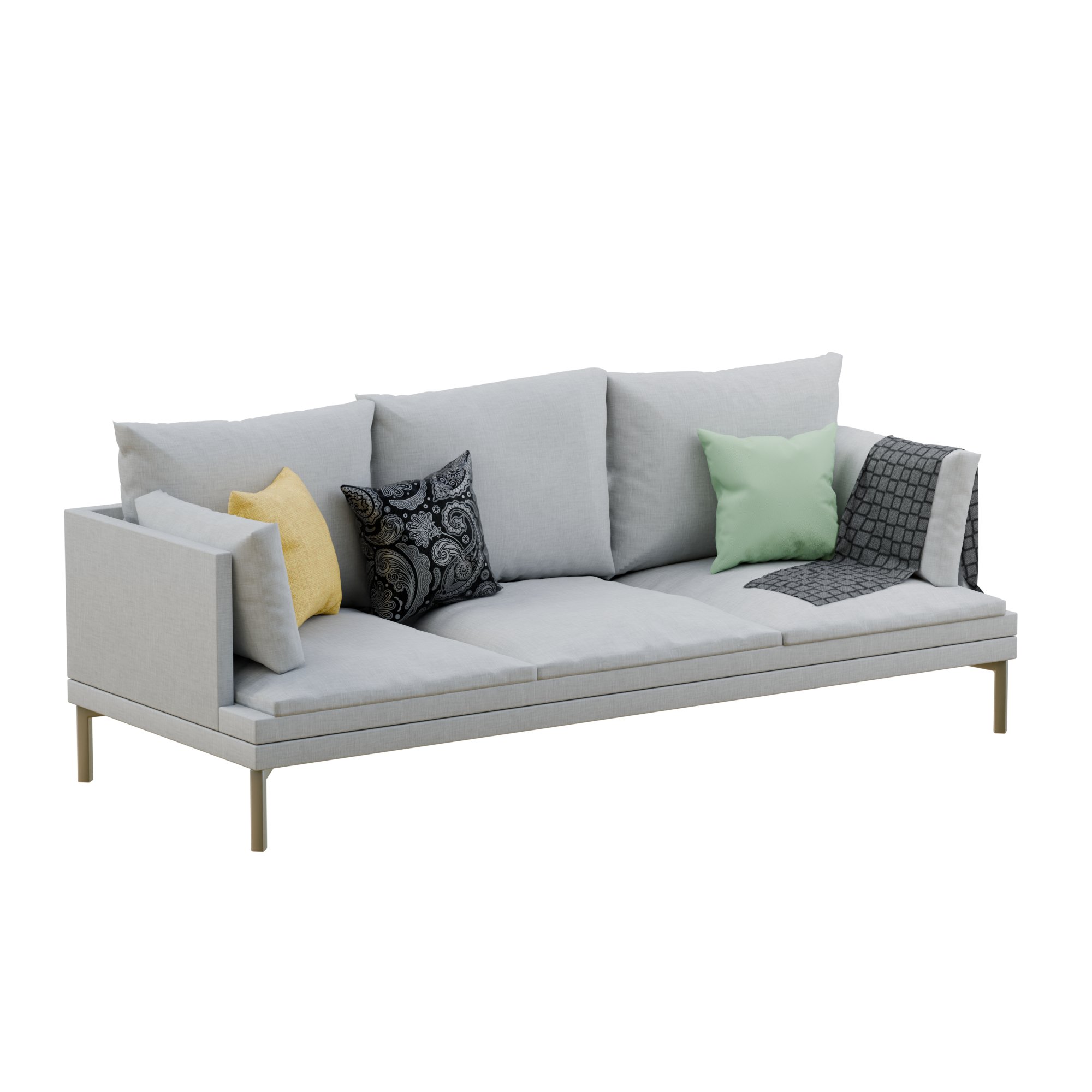 William sofa by Zanotta | FREE Sofas models | BlenderKit
