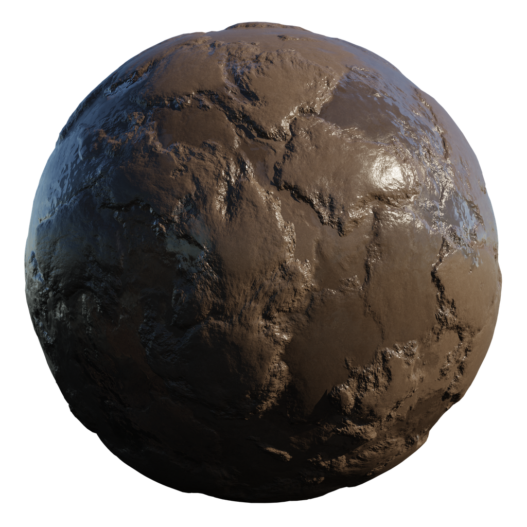 Procedural Moist Mud | FREE ground materials | BlenderKit