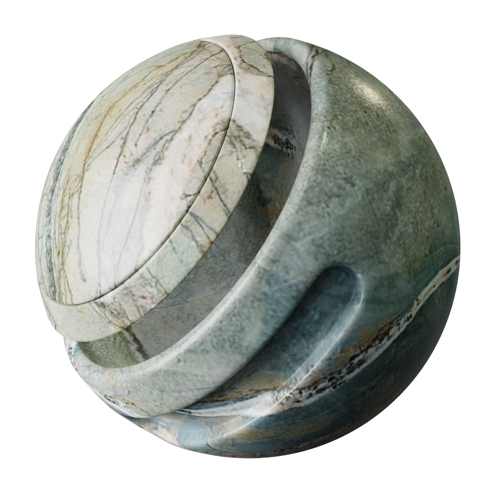 Green marble - Royal Peacock | FREE marble materials | BlenderKit