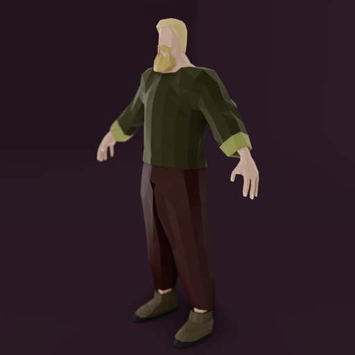 Low poly man | FREE Men models | BlenderKit