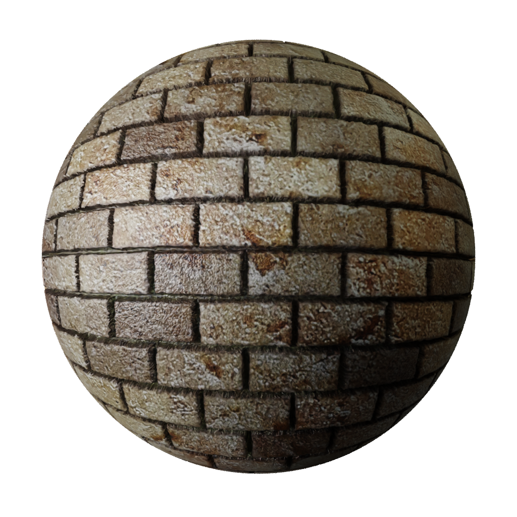 Stone Flags or Bricks 16 | FREE bricks materials | BlenderKit