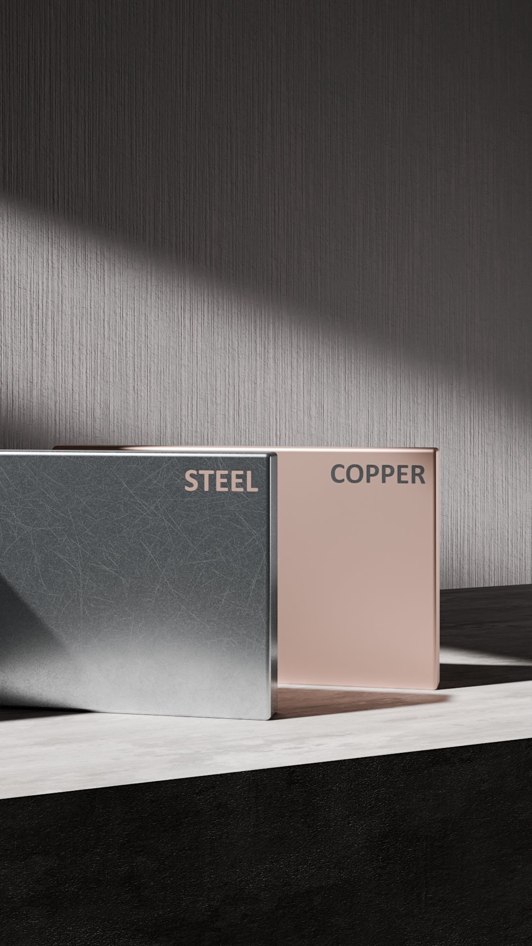 Steel Meets Copper | templates scenes | BlenderKit