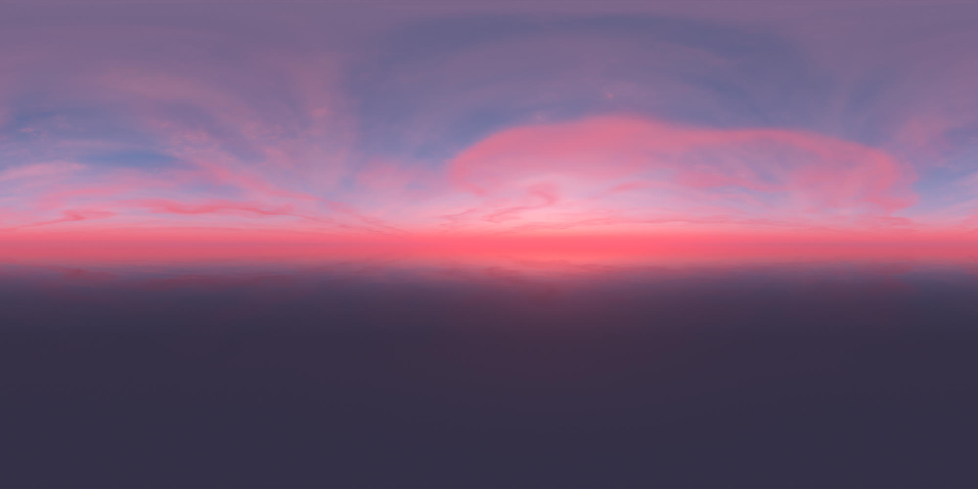 Pink Cloud Colorful Sunset | Nature HDRis | BlenderKit