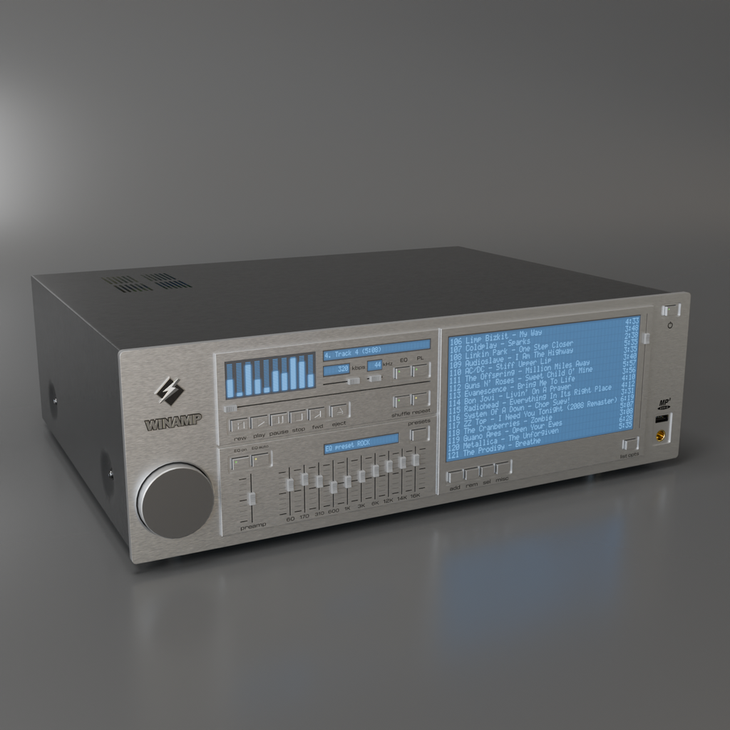 BlenderKit | Download the FREE Winamp Deck model