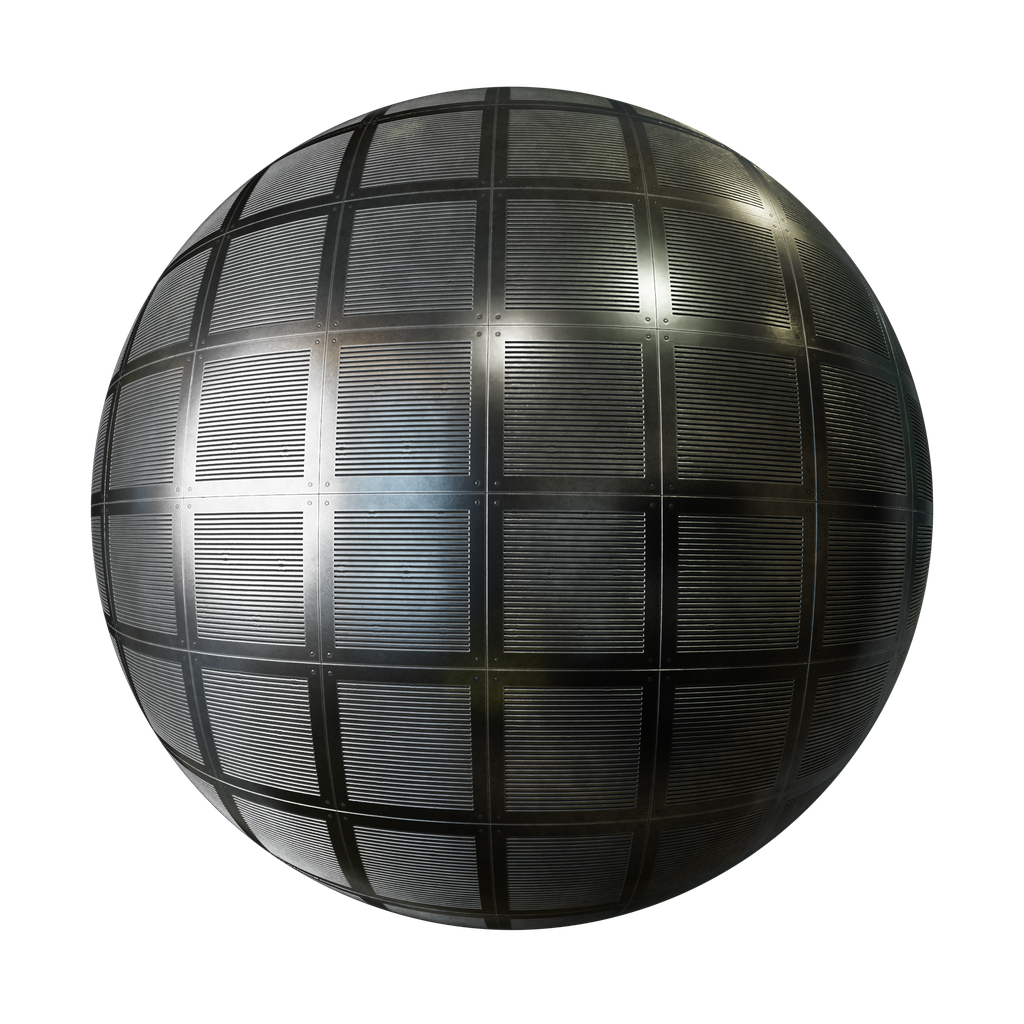 Metal vents | FREE metal materials | BlenderKit