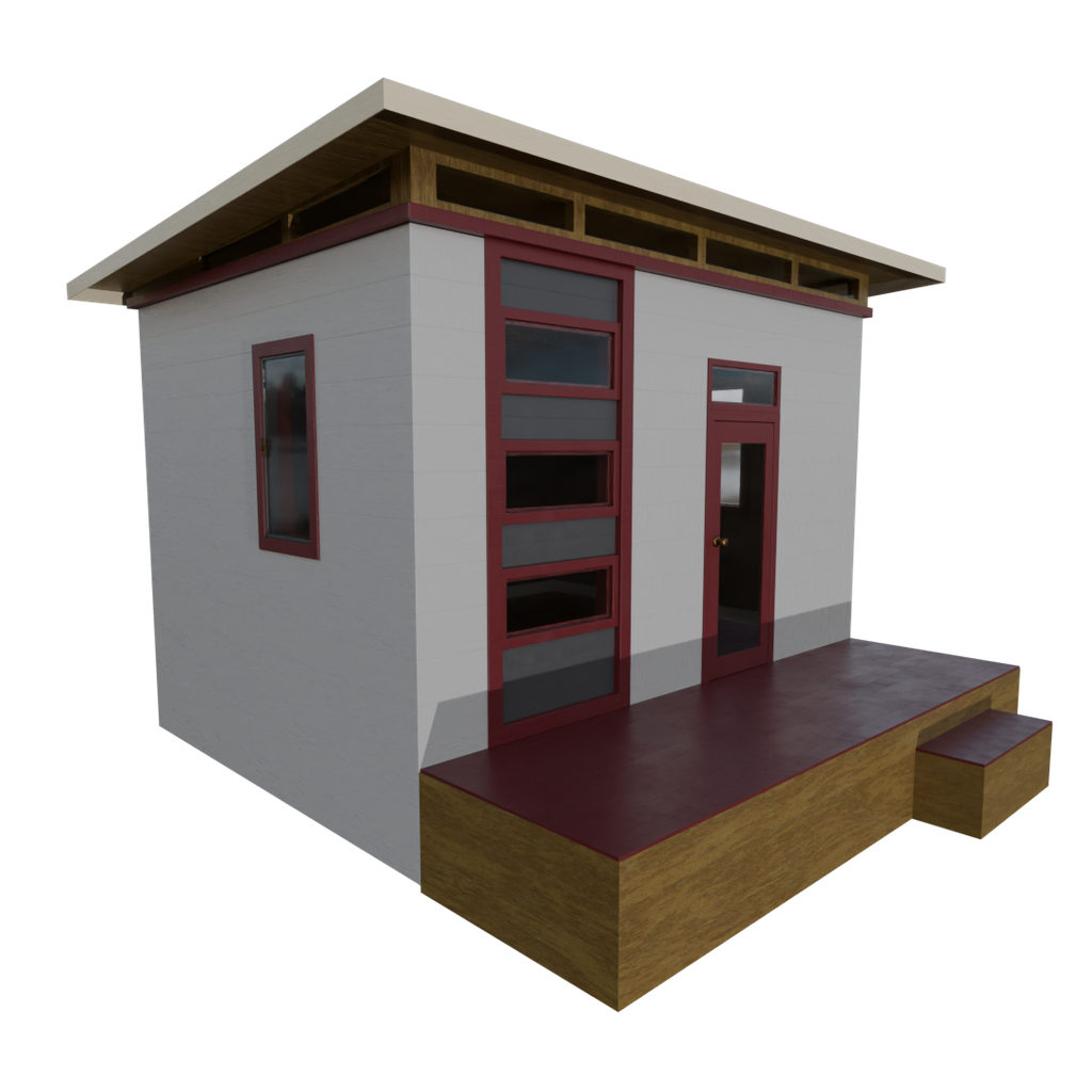 Studio Shed 2 | FREE Private Buildings models | BlenderKit