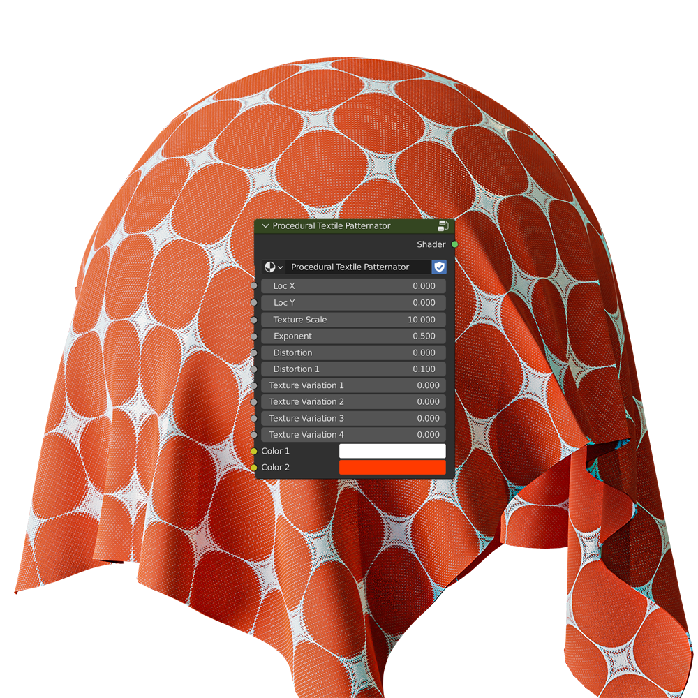 Procedural Textile Pattern Generator | FREE fabric materials | BlenderKit