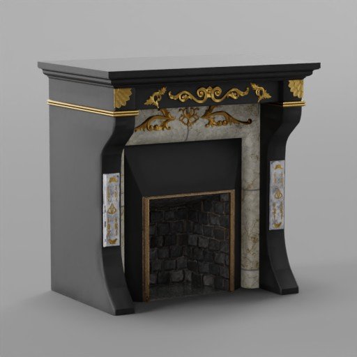 Modern Fireplace | Fireplaces models | BlenderKit