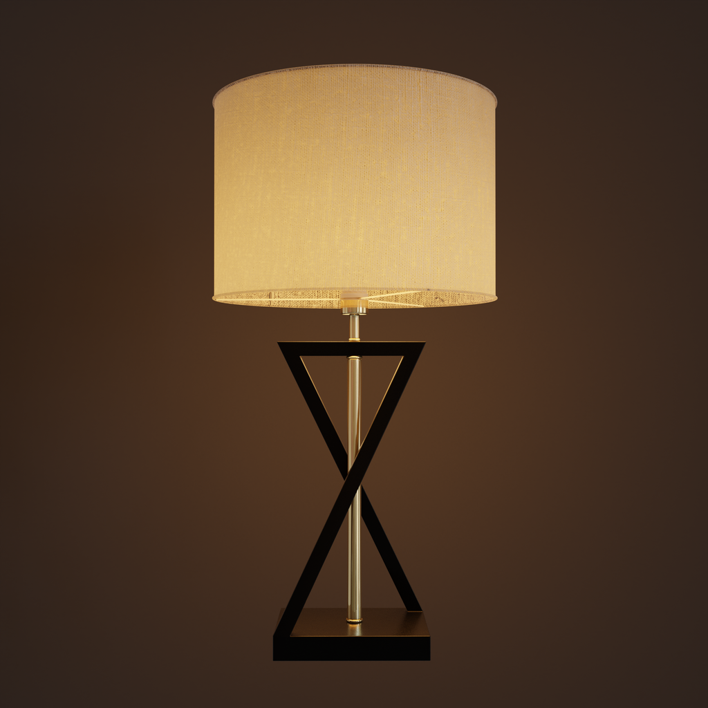Geometric night light | FREE Table Lamps models | BlenderKit