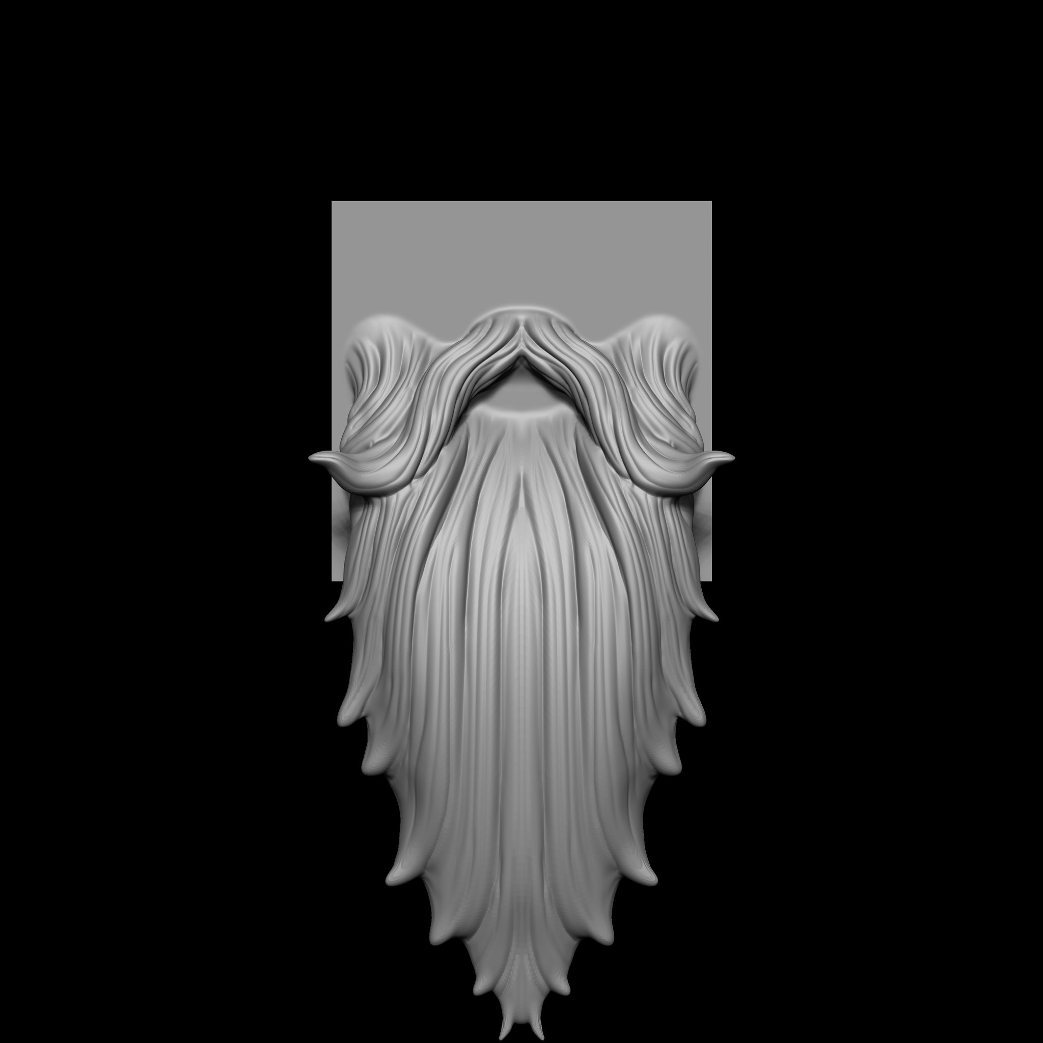 NS Stylized beard and mustache long | Human Hair & Nails brushes ...