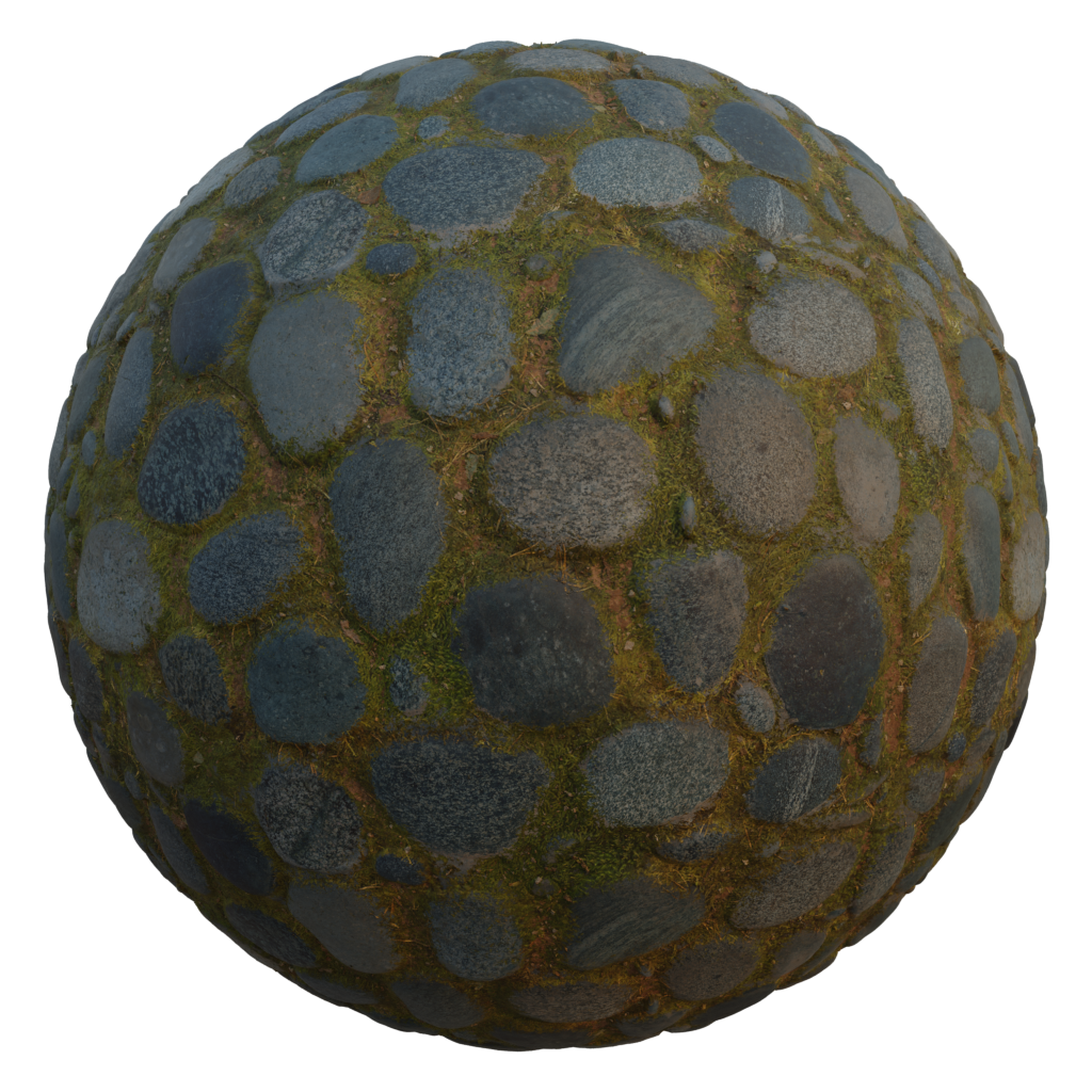 Rock mossy floor | FREE floor materials | BlenderKit