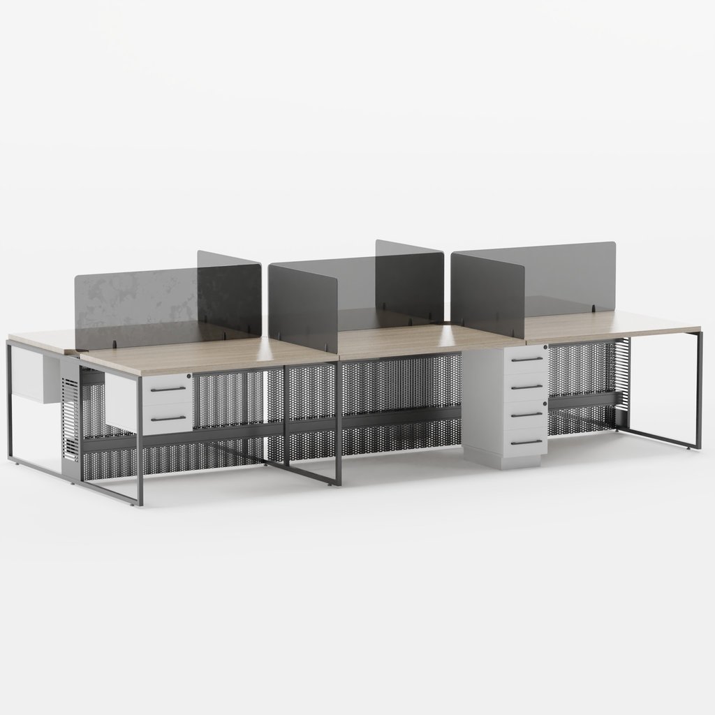 Studio Desk | 3D Desk models | BlenderKit