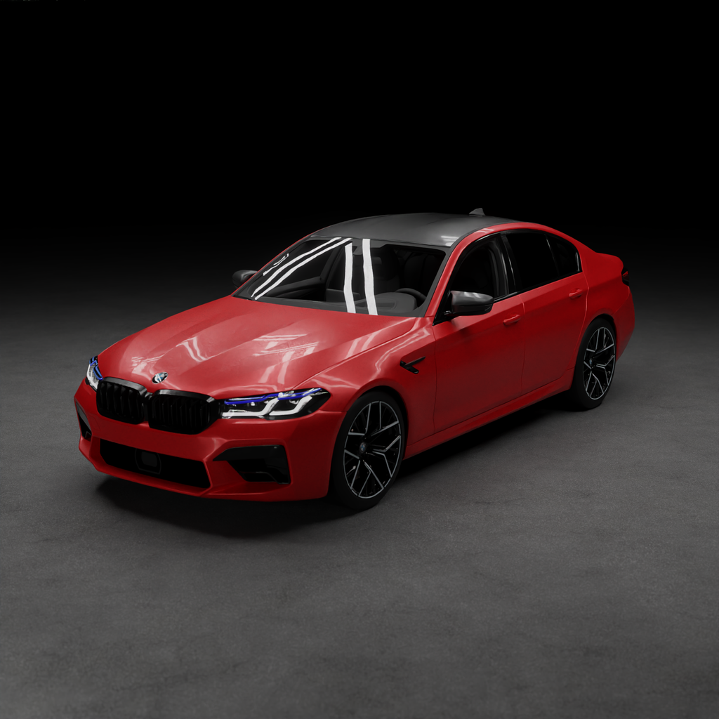 BlenderKit: Download the BMW M5 F90 Competition model
