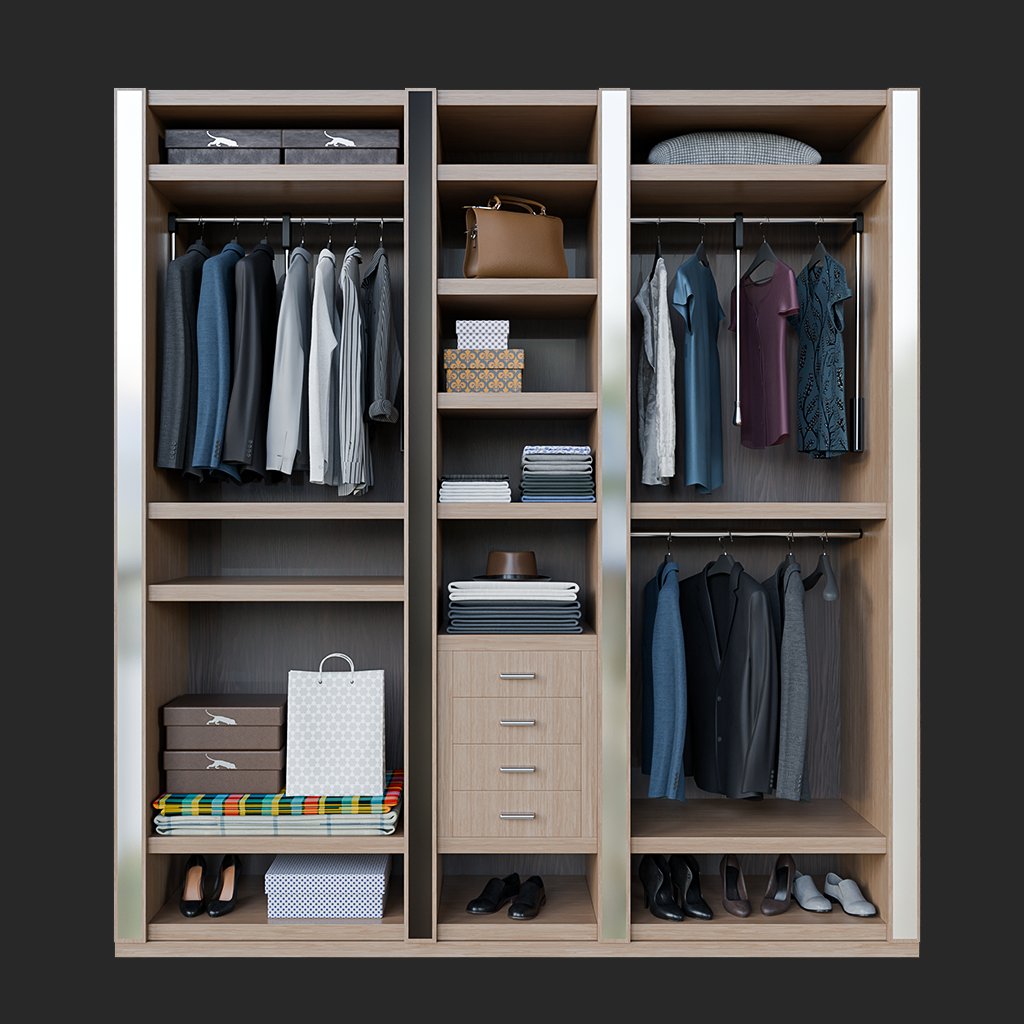 Wardrobe | Wardrobes models | BlenderKit