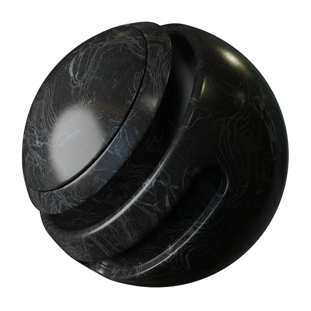 Black&white marble | FREE marble materials | BlenderKit