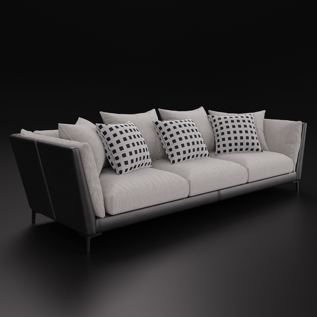 Sofa Bretagne | Sofas models | BlenderKit