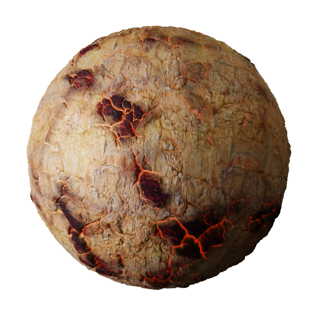 Lava Stone | FREE rock materials | BlenderKit