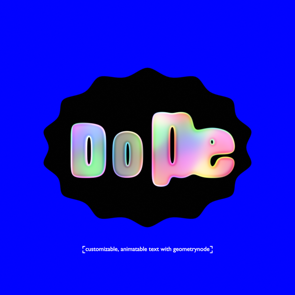Blend Text Animation | Typography scenes | BlenderKit