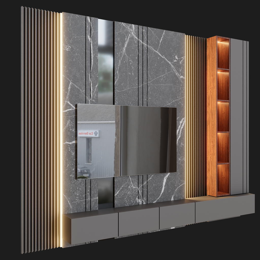 TV Unit B | Consoles models | BlenderKit