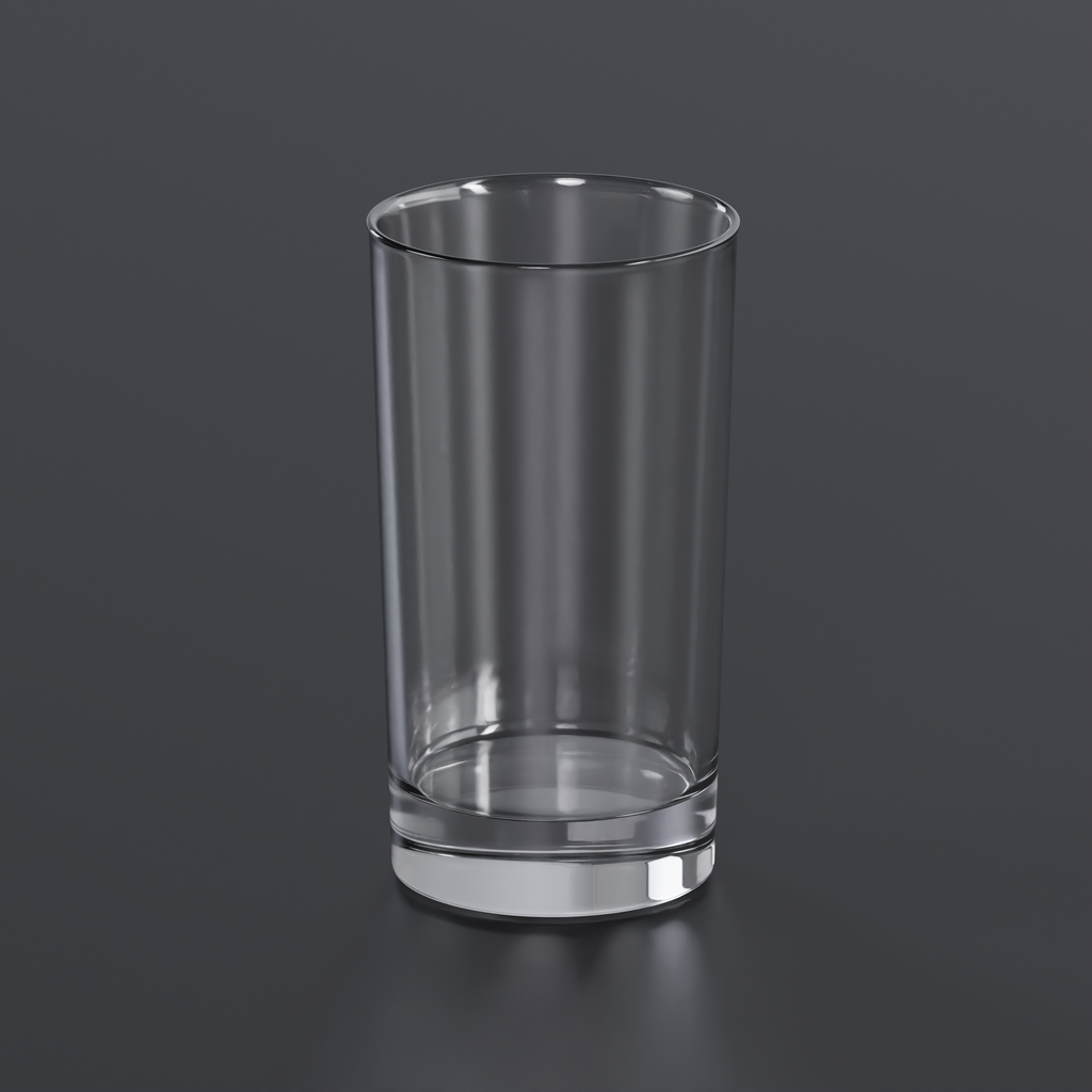 Elegant Glass Cup | FREE Restaurant / Bar models | BlenderKit