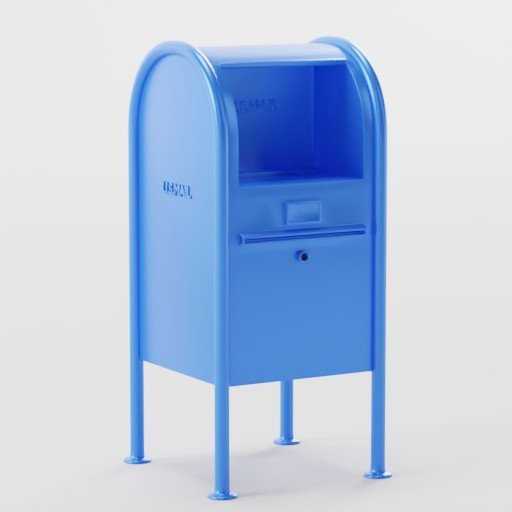 US Mailbox 58x58x122 | Urban Environment models | BlenderKit