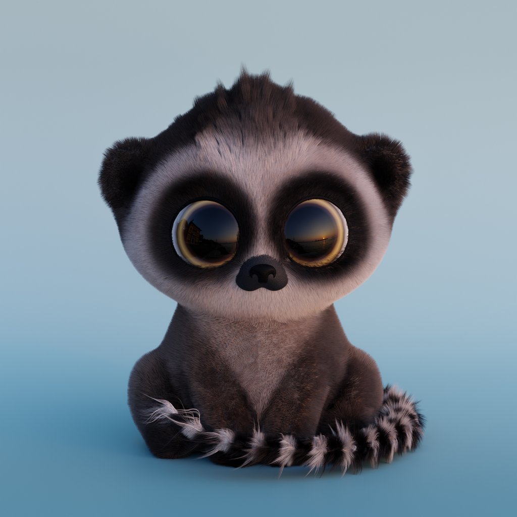 Lemur | FREE Mammals models | BlenderKit