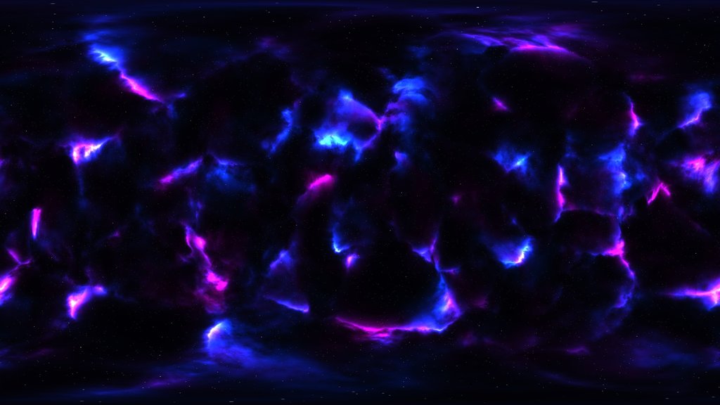 Pink and Blue Nebula HDRI | FREE Nature HDRis | BlenderKit