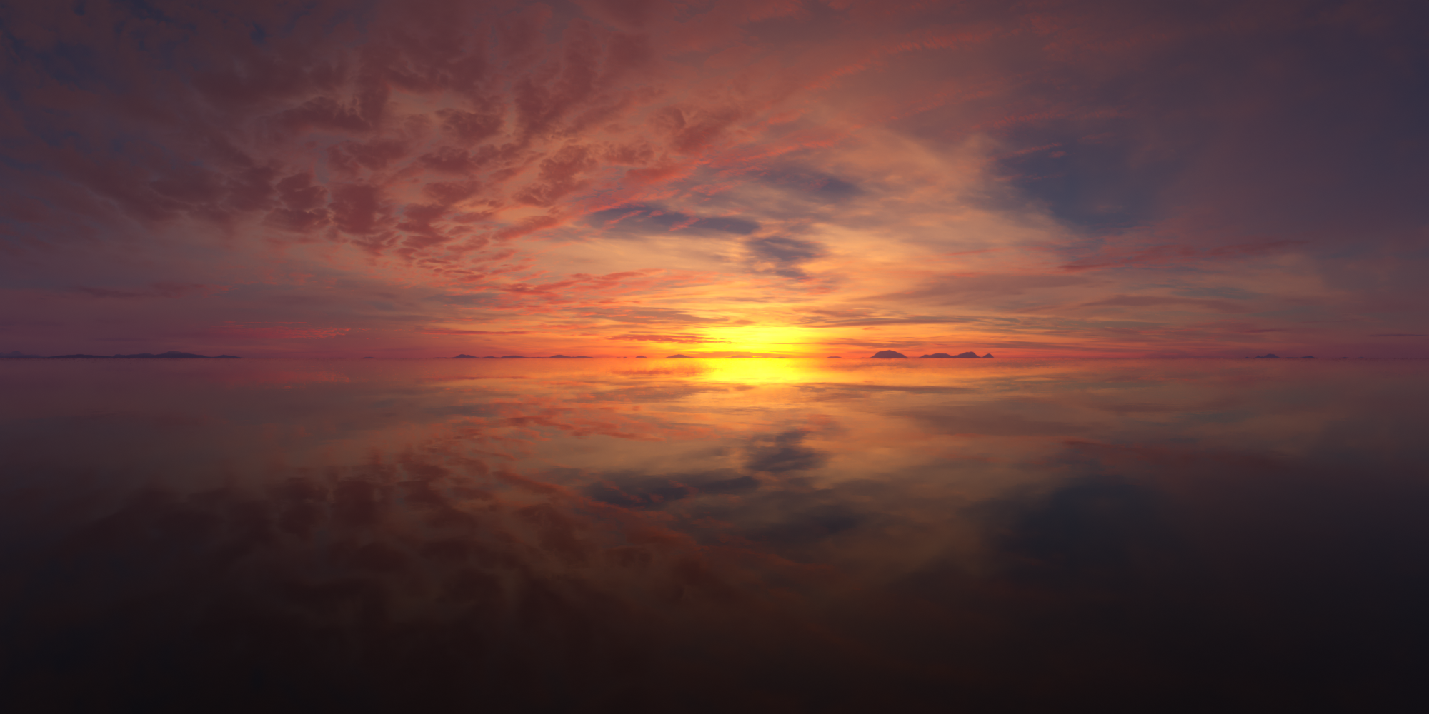 Dramatic Colorful Sunset Twilight | Nature HDRis | BlenderKit