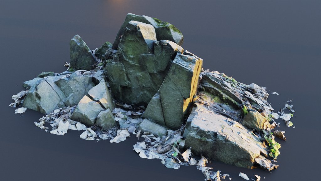 Rock formation | Environment Elements models | BlenderKit