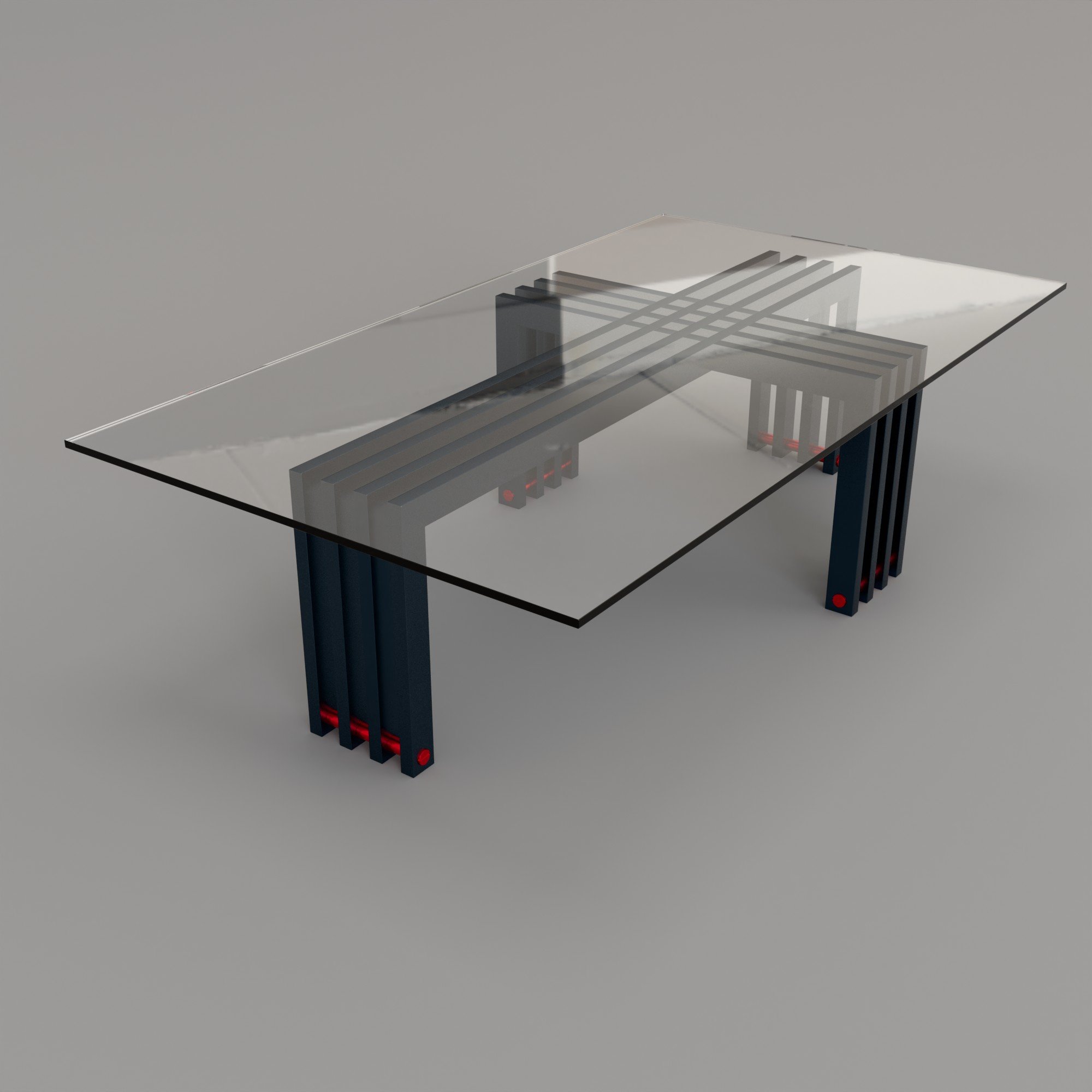 Architectural Coffee Table in | Tables models | BlenderKit