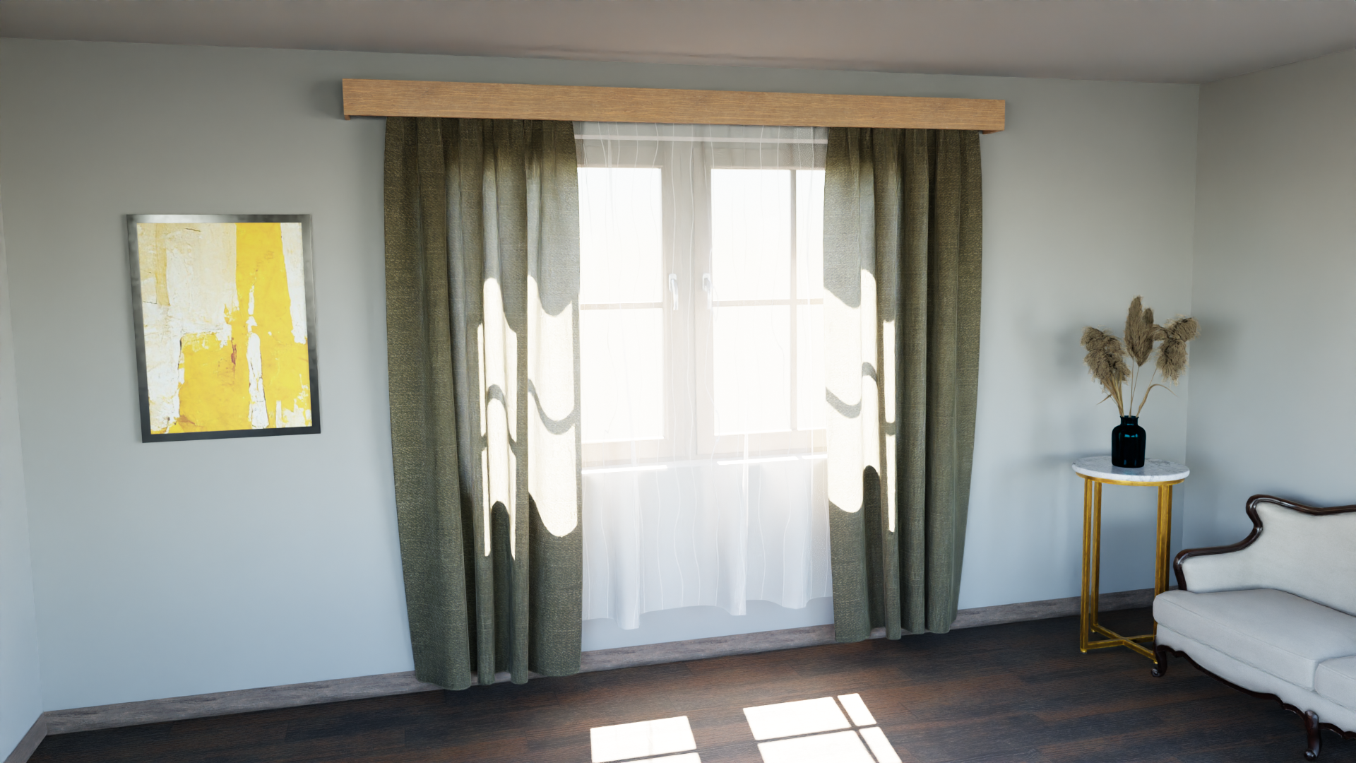 Curtains | Curtains models | BlenderKit