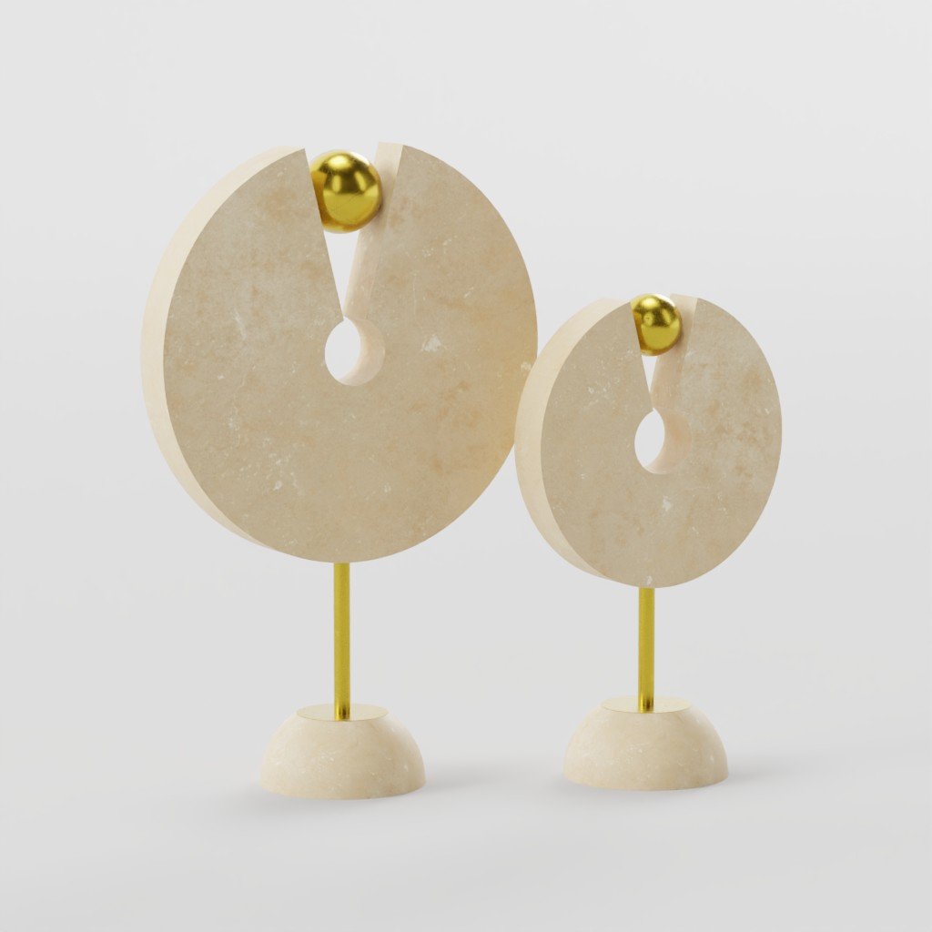 Duo Marble | Interior Decorations models | BlenderKit