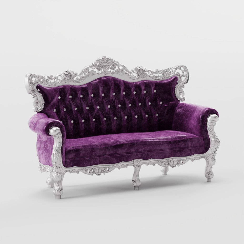 Baroque sofa | Sofas models | BlenderKit
