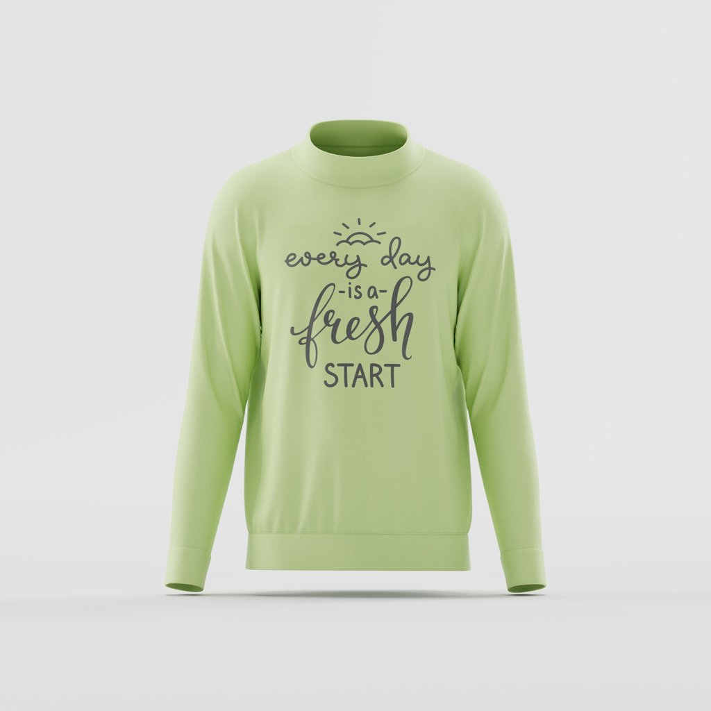 The Fresh Start Sweatshirt | Man Clothing models | BlenderKit