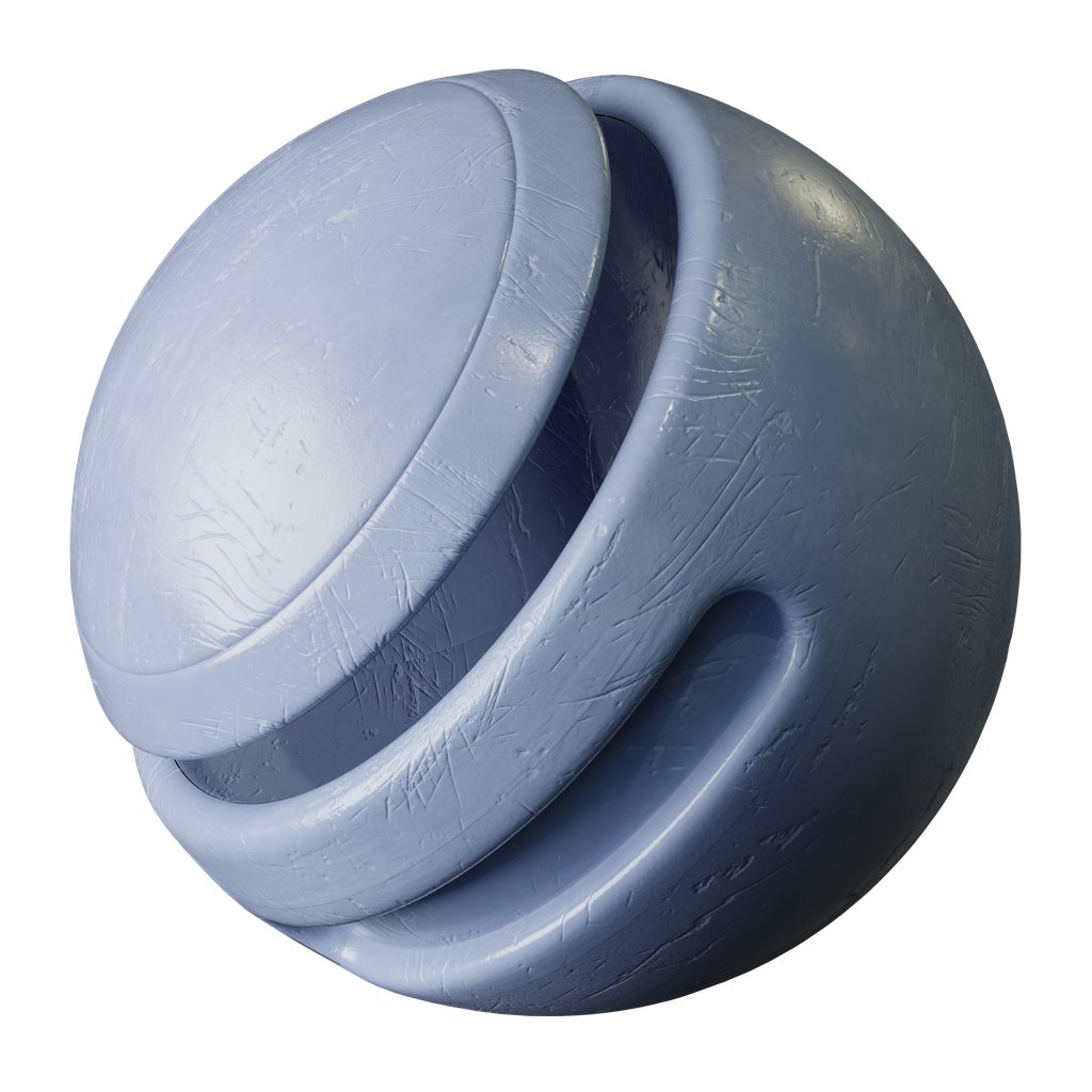 Scratched Light Blue Plastic | FREE plastic materials | BlenderKit