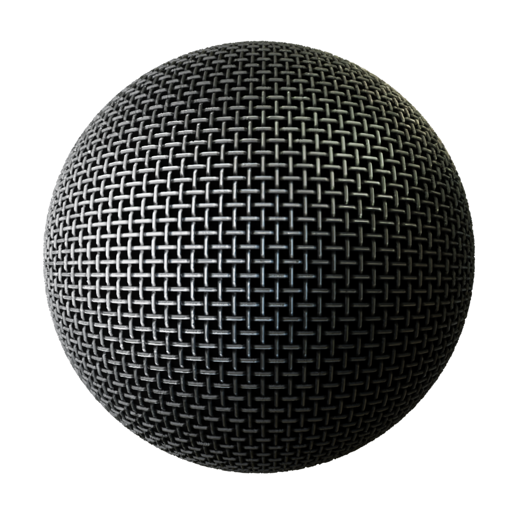 Metal Mic Mesh | FREE metal materials | BlenderKit