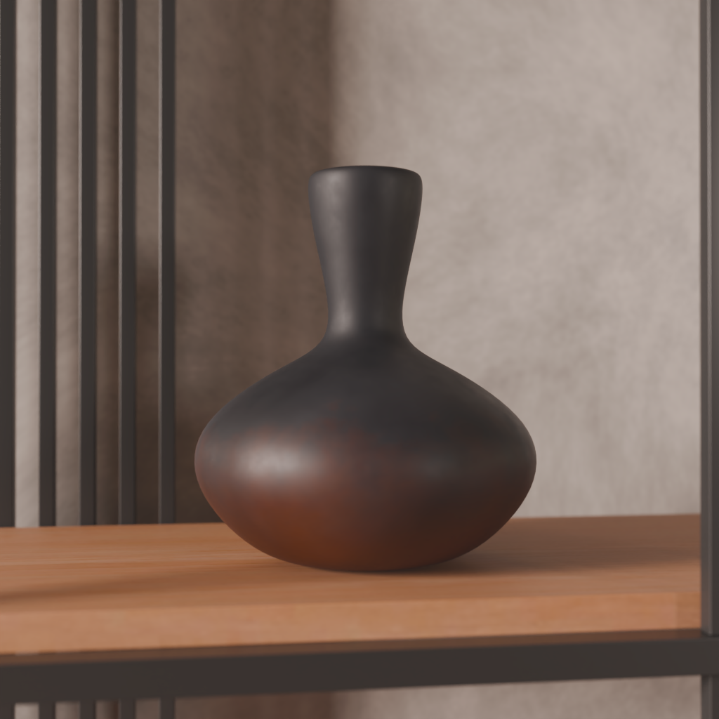 Painted ceramic vase | FREE Vases models | BlenderKit