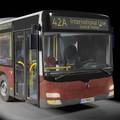 Bus | Buses 3D Models models | BlenderKit