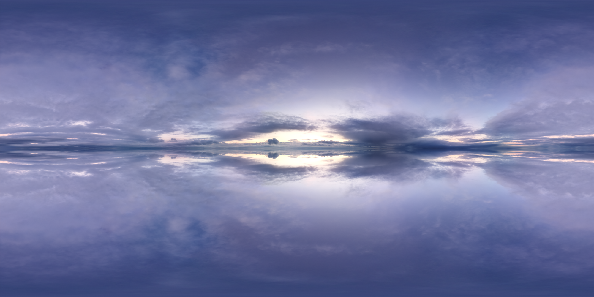 Infinite Real Sky - Overcast Twilight | Nature HDRis | BlenderKit