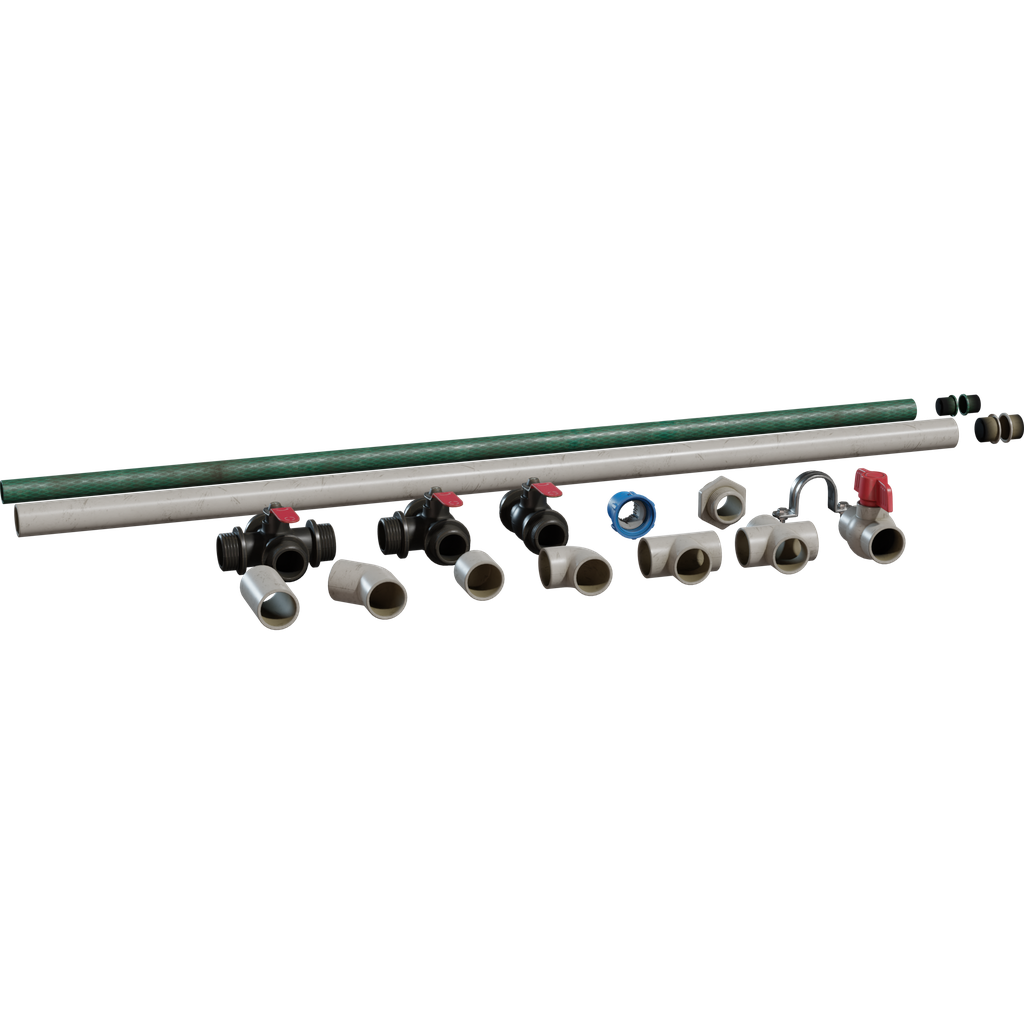 Modular Pipes Plastic 01 | FREE Industrial Equipment models | BlenderKit