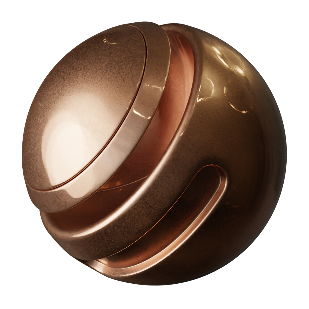 Brushed Copper Procedural | FREE metal materials | BlenderKit
