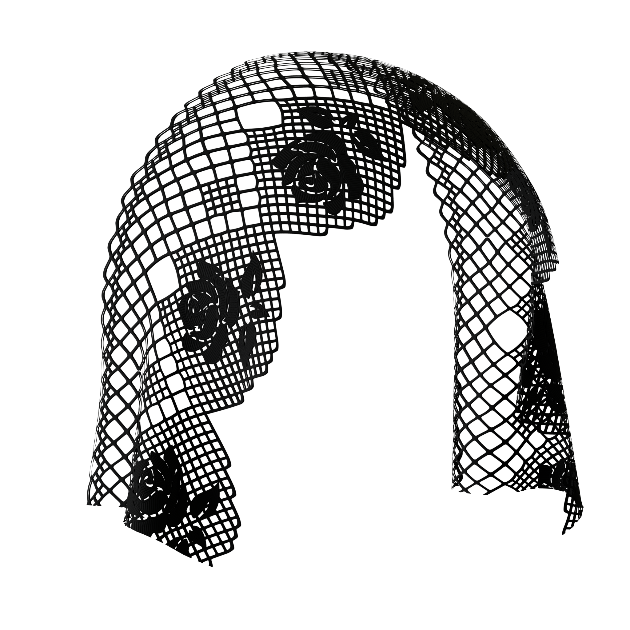 Lace band2 | FREE Sheer Fabric 3D Materials materials | BlenderKit