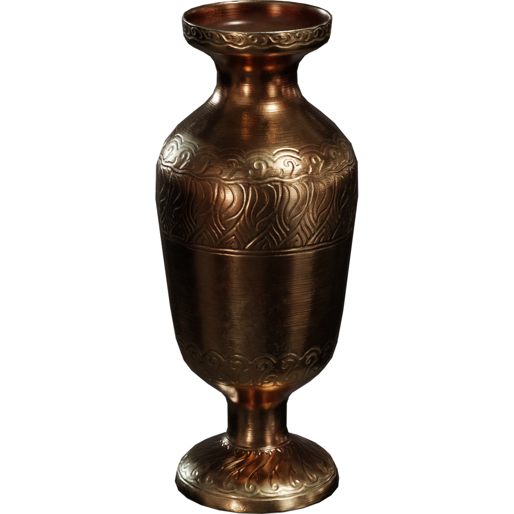 Brass Vase 03 | FREE Vases models | BlenderKit